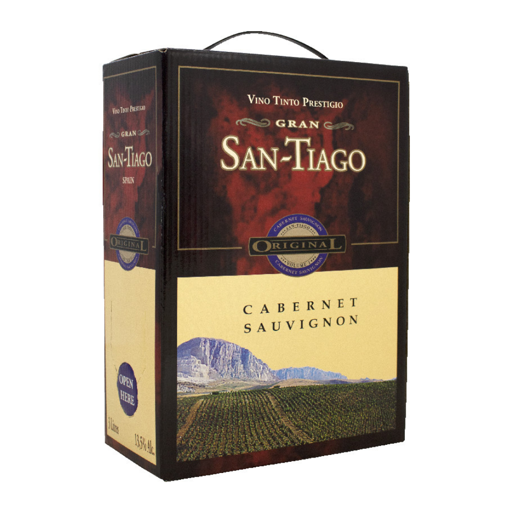 San-Tiago Carbernet Sauvignon - 3 liter Bag in Box – OWO Vine
